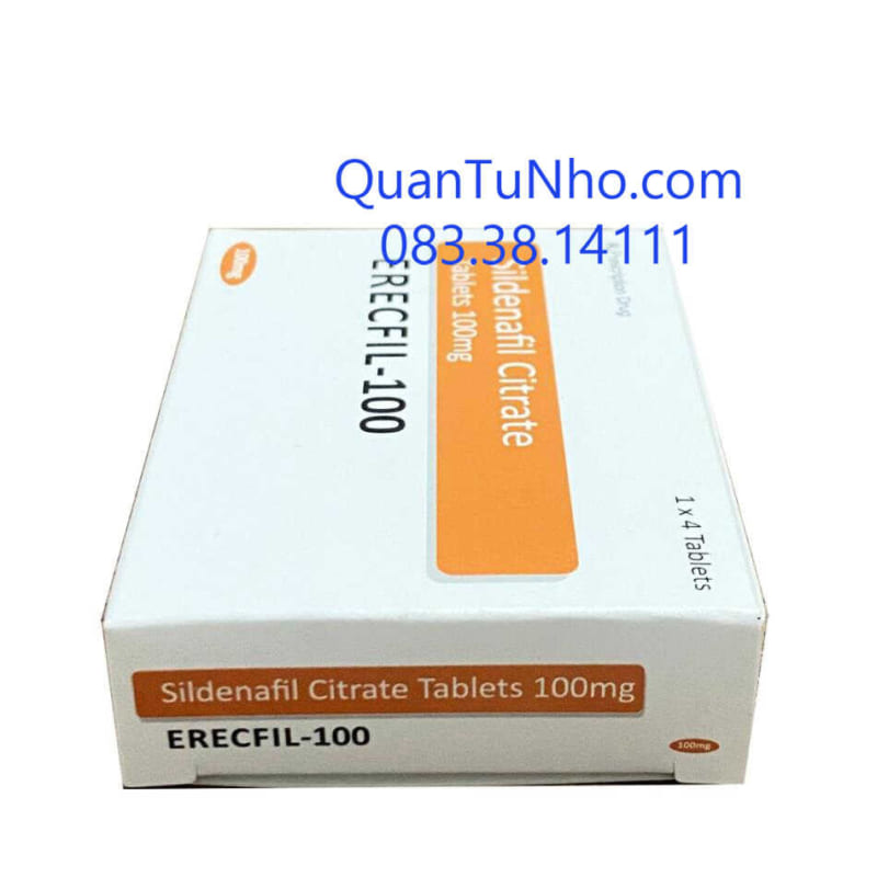 Thuốc Erecfil 100 – giải pháp tăng cường bản lĩnh phái mạnh