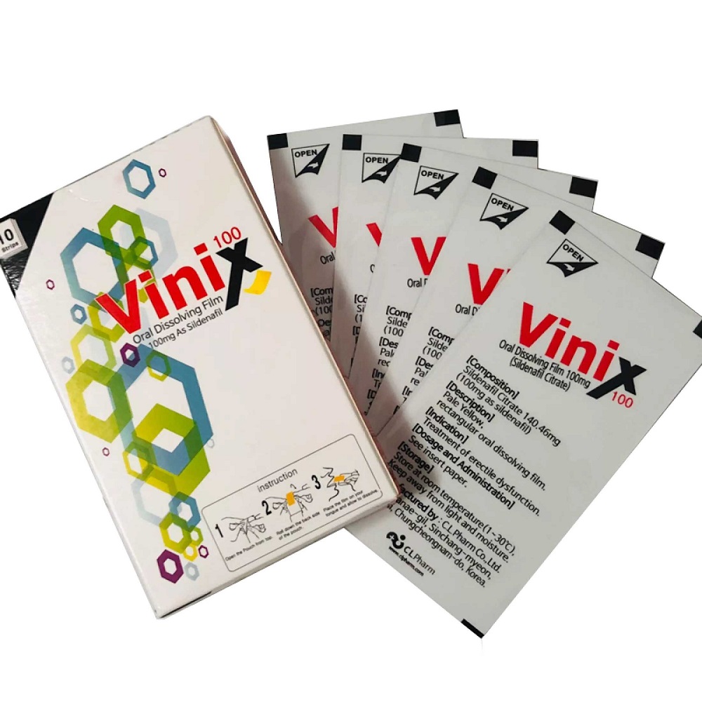 Tem Vinix 100 mg Hàn Quốc Chính Hãng Tăng Cường Sinh Lý